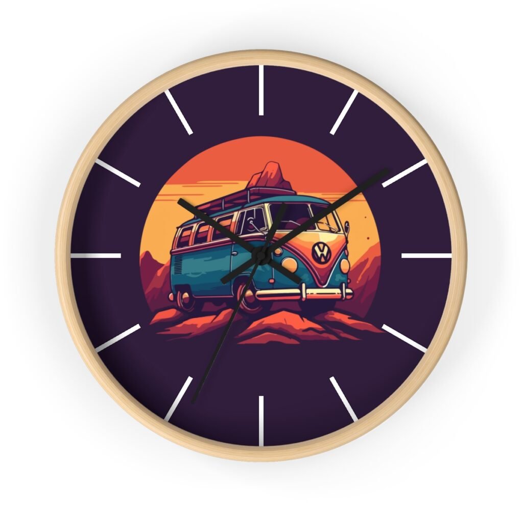 Camper Van Wall Clock - Public Press